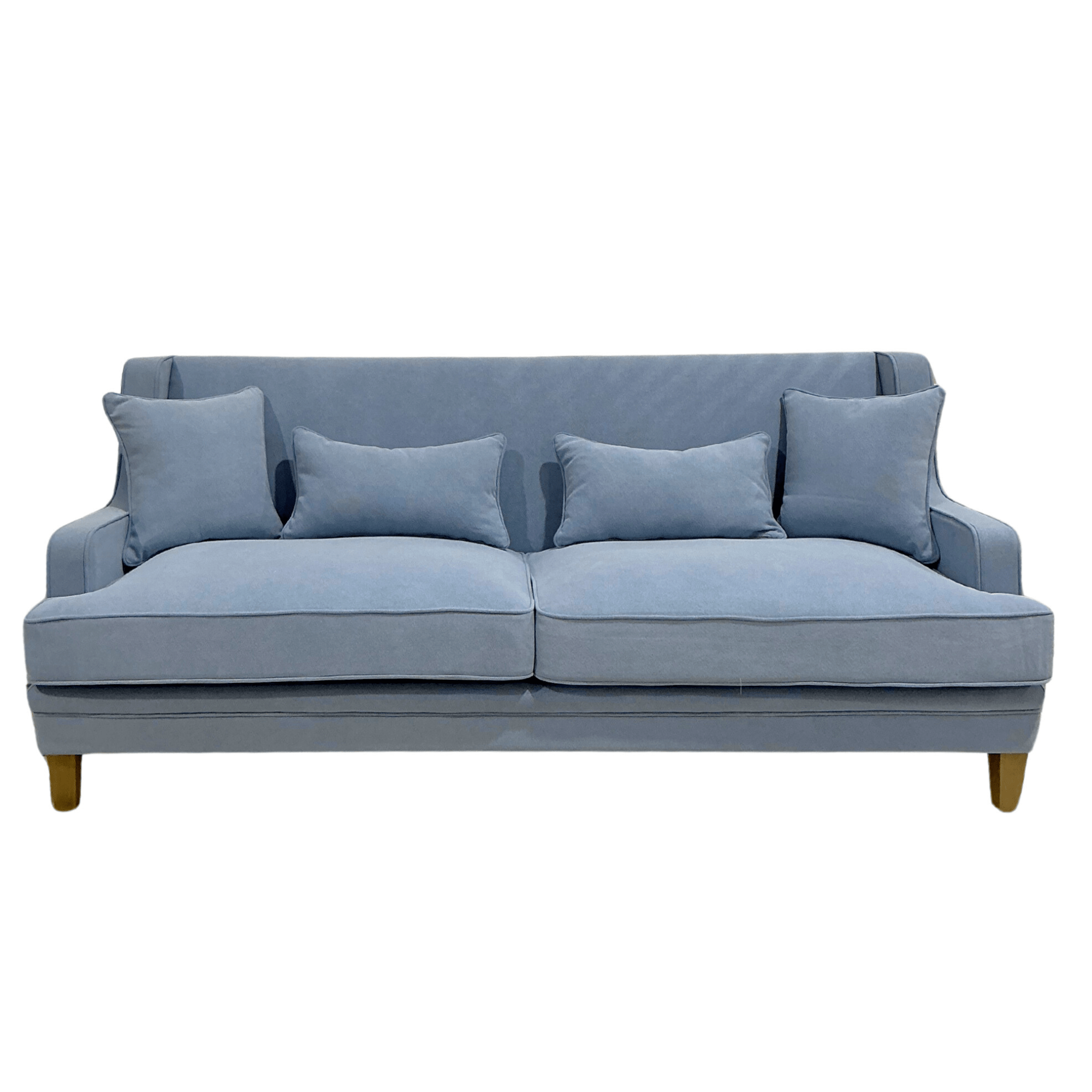 Bondi Hamptons 3 Seat Sofa Slate Blue – Oneworld Collection NZ
