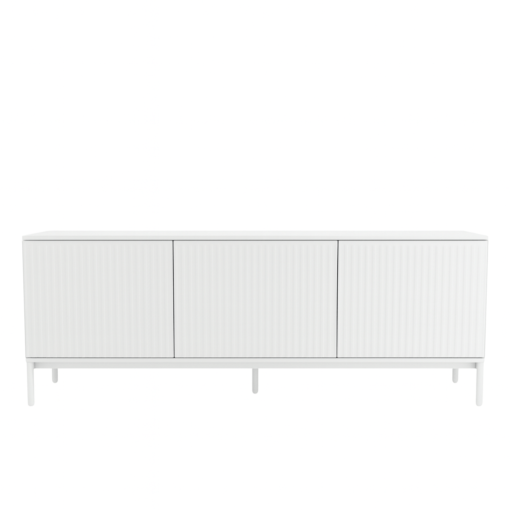 Elise Fluted White Sideboard – Oneworld Collection NZ