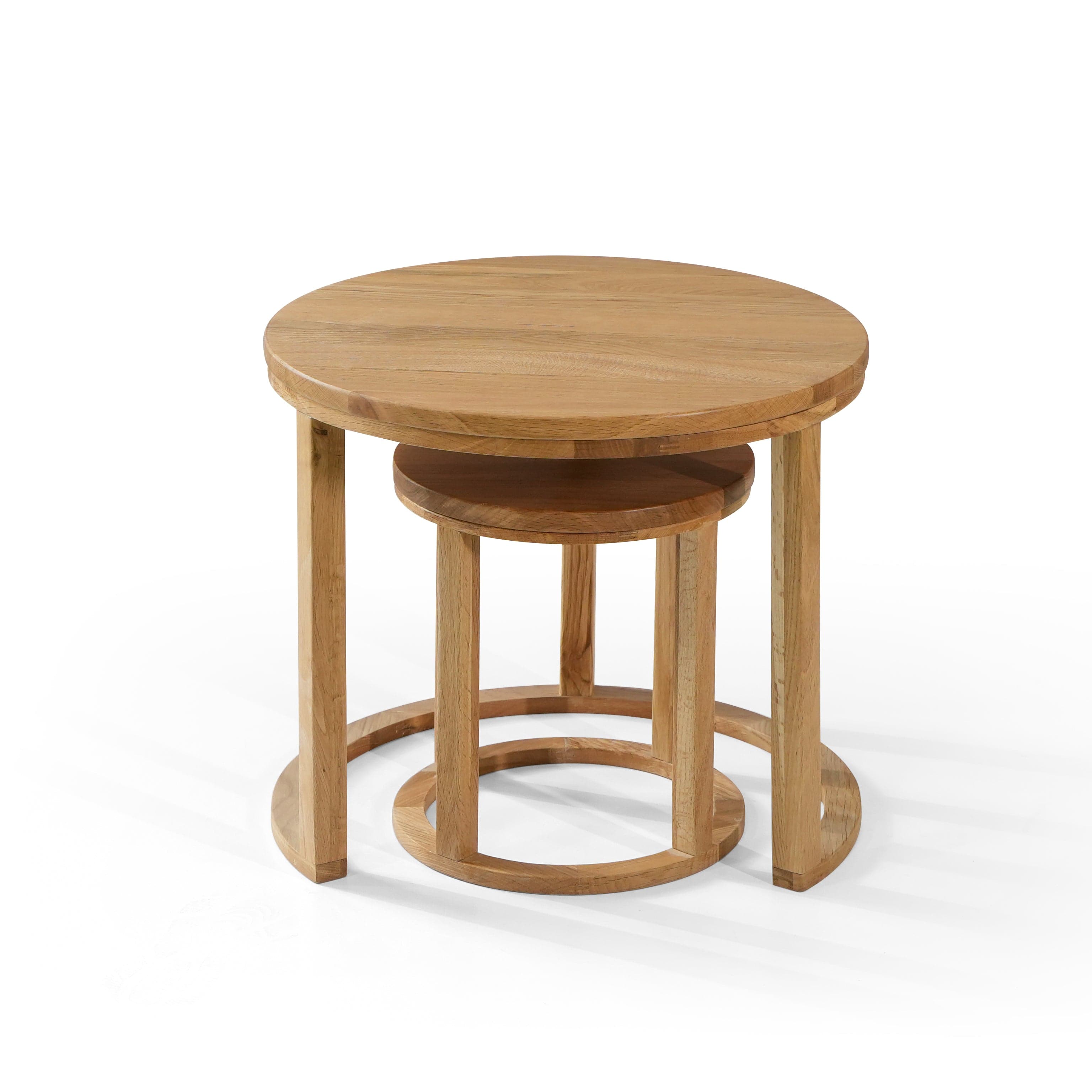 Napier Oak Stackable Side Tables – Oneworld Collection NZ