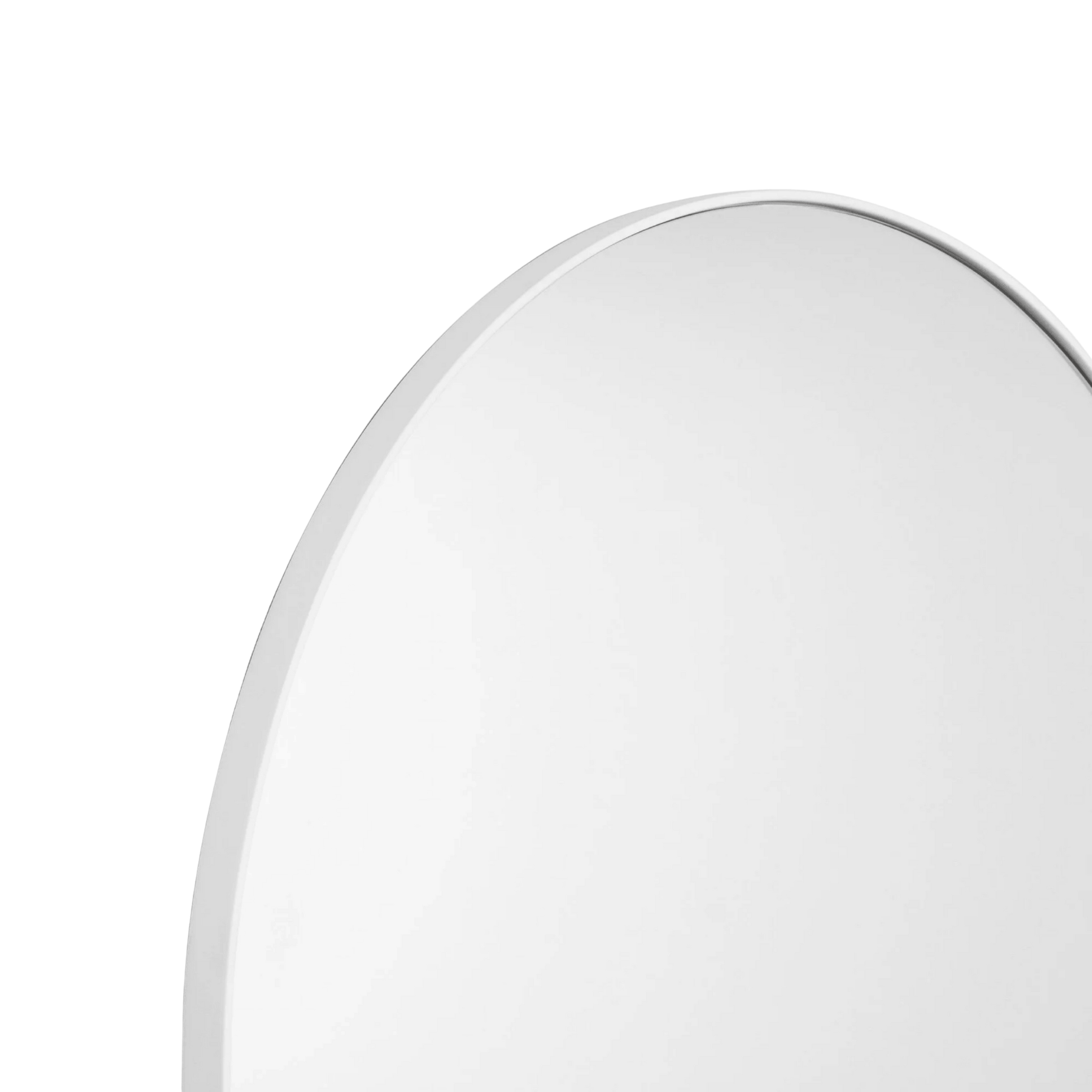 Arch White Metal Frame Free Standing Mirror – Oneworld Collection NZ
