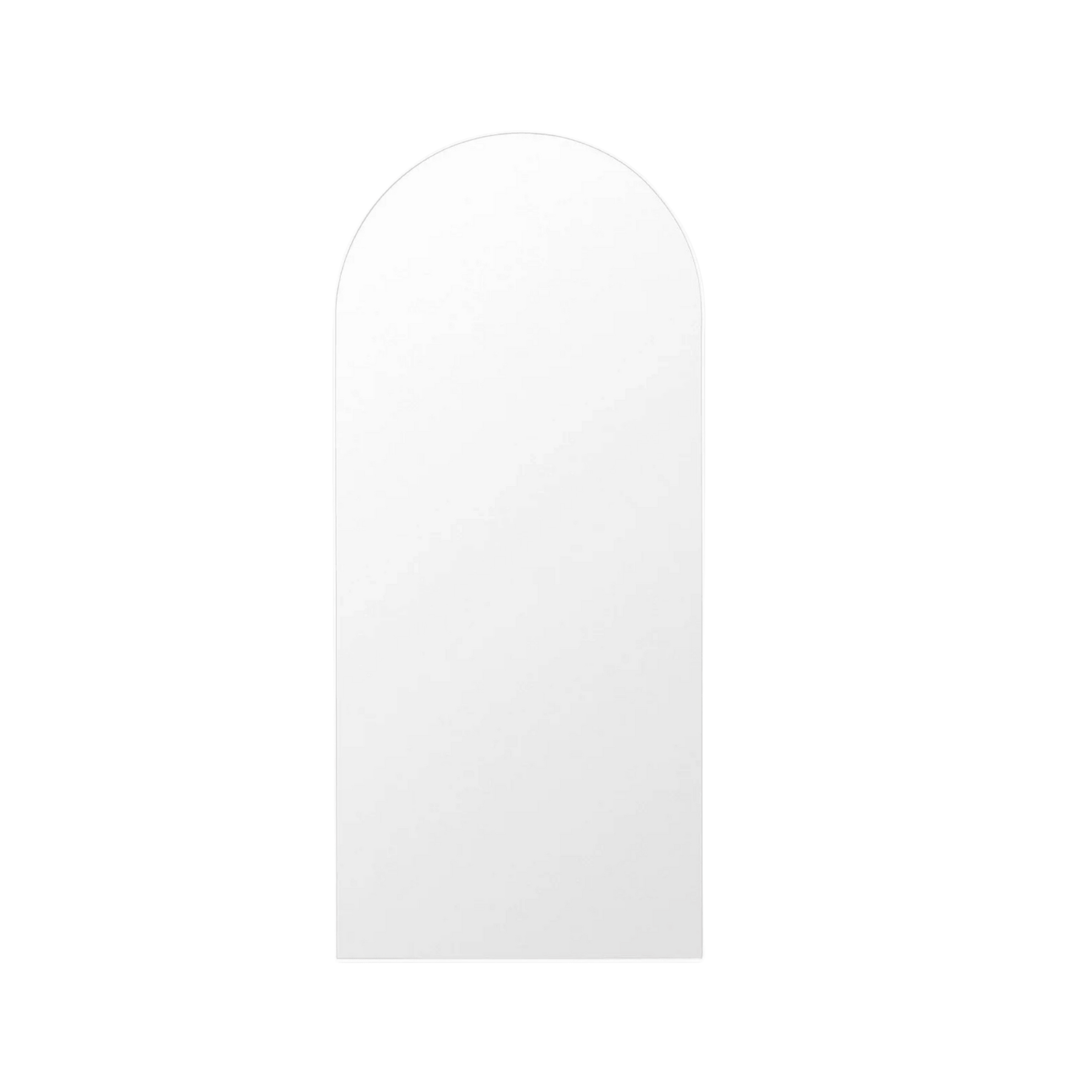 Arch White Metal Frame Free Standing Mirror – Oneworld Collection NZ
