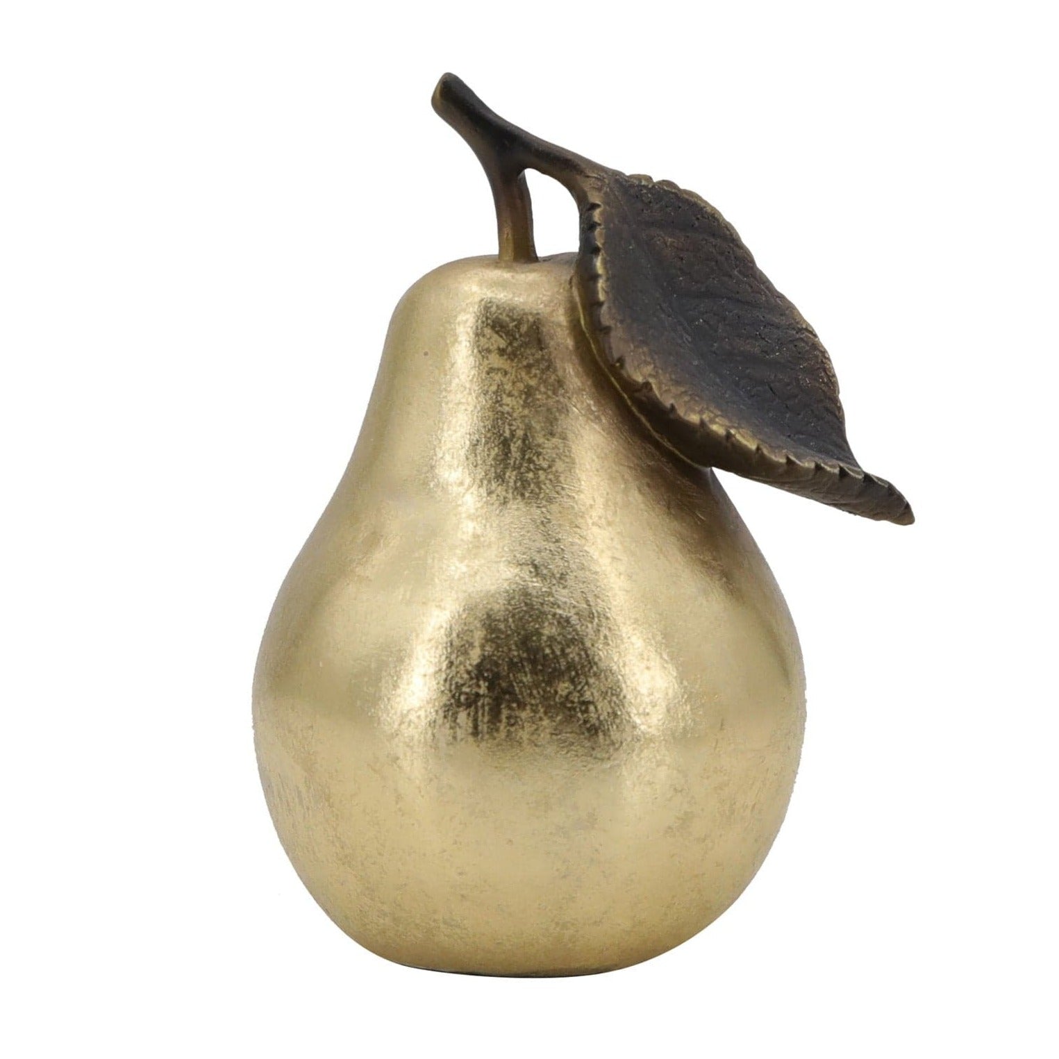 Maia Gold Resin Decorative Pear – Oneworld Collection NZ